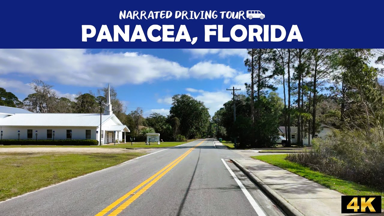 🚗 4K Scenic Drive Through Panacea, Florida | Serene Views & Coastal ...