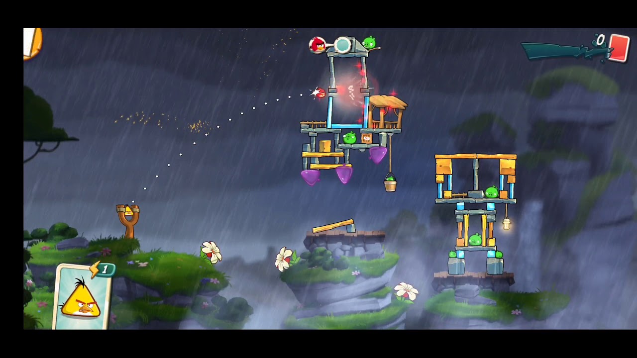 Playing angry birds bc im bored... - YouTube