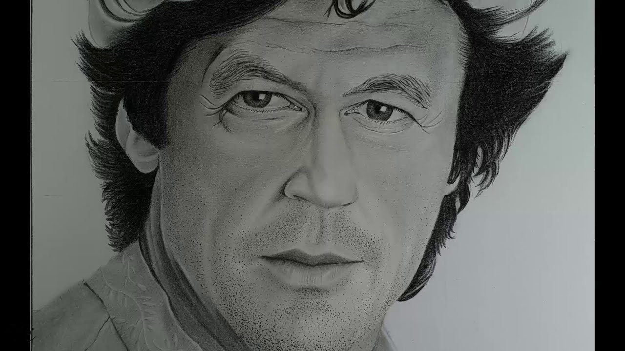 Imran Khan | Realistic Pencil Sketching | Fast Drawing - YouTube