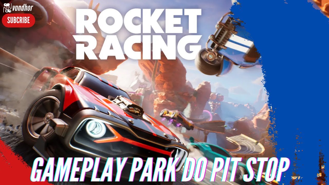 #01 Gameplay Fortnite Rocket Racing - Park do Pit Stop - Ouro 3 - YouTube