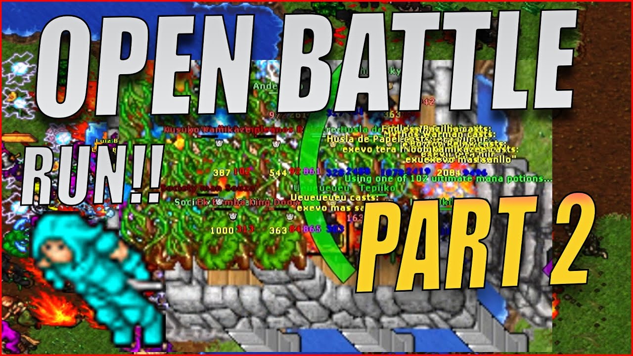 Tibia War - Ardera - Legion vs Blackout - Open Battle (Part 2) - YouTube