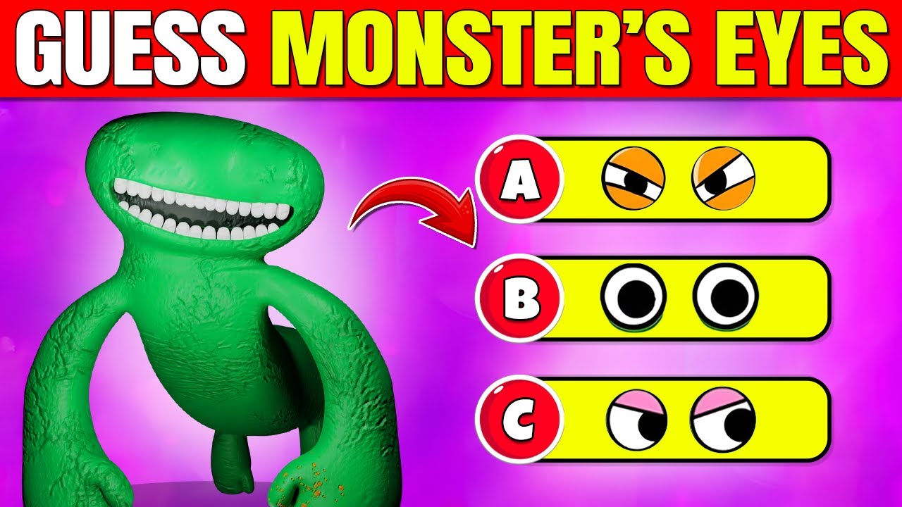 Guess The Monsters By Voice & Emoji | Garten Of Banban 7 | KITTYCLOPS ...