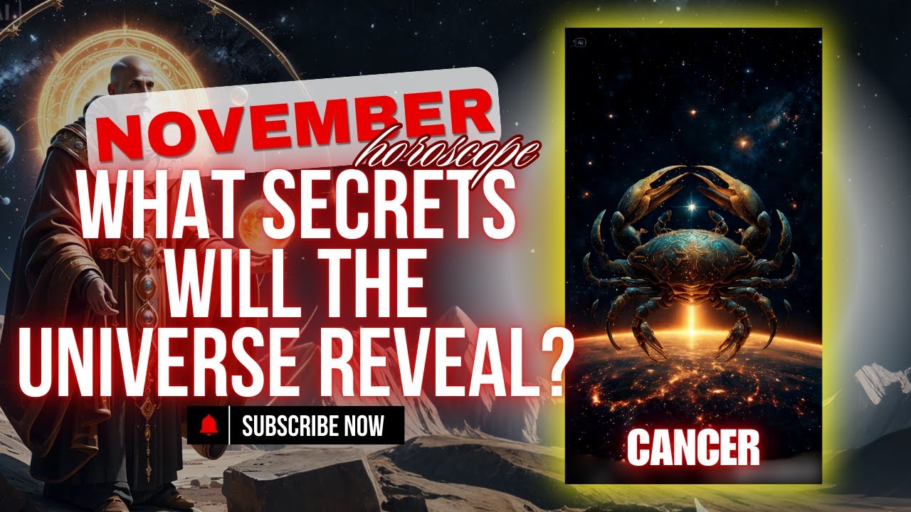 CANCER, STOP Relying on LUCK — NOVEMBER 2024 Will DEMAND Tough CHOICES ...