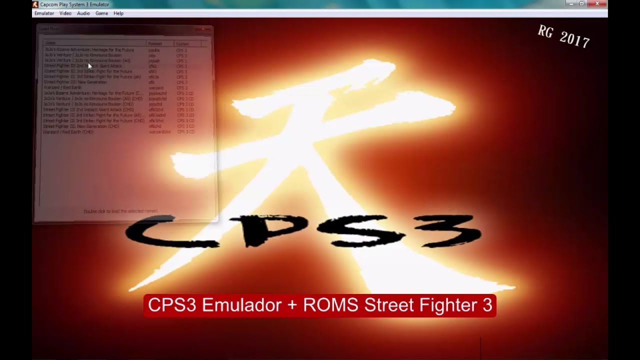 Emulador CPS3 instalación +ROMS Street Fighter 3 - YouTube