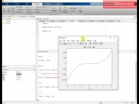FUNCIONES DEL COMANDO SYMS Y PLOT EN MATLAB - YouTube