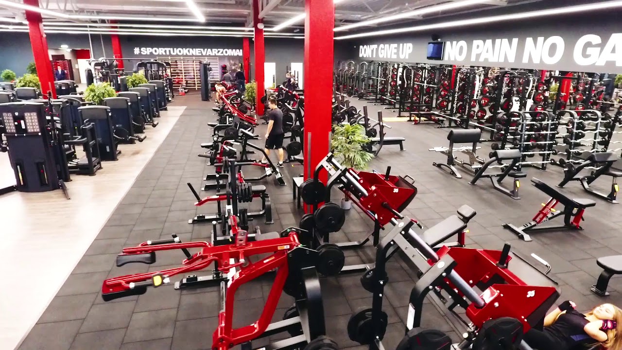 VS-Express 24/7 sporto klubas Mažeikiuose - YouTube