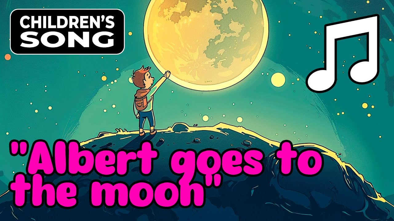 Children's Song : Albert goes to the moon - YouTube