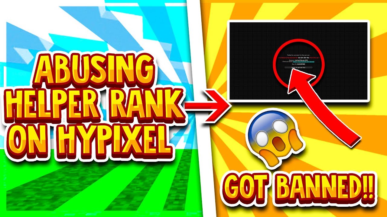 *ABUSING* HELPER RANK ON HYPIXEL (also kinda..) - YouTube