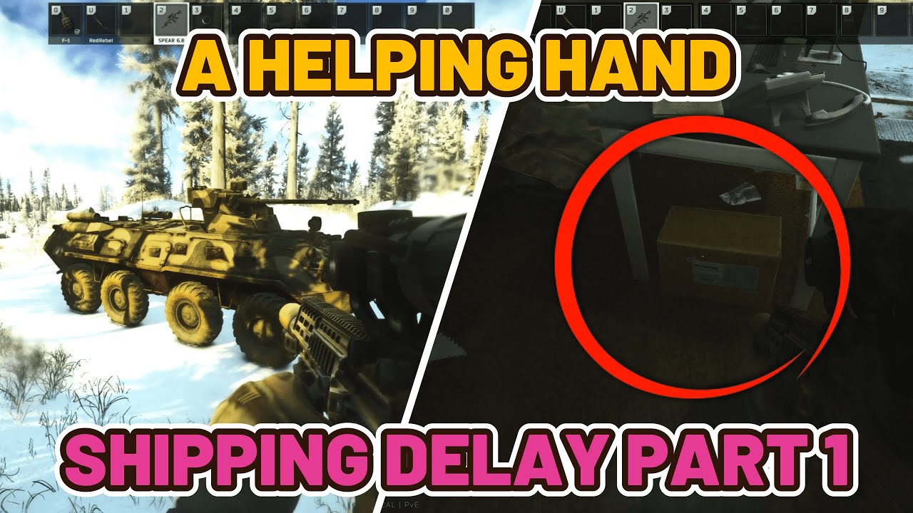 A Helping Hand AND Shipping Delay Part 1 - BTR Task Guide #escapefromtarkov #shorts - YouTube