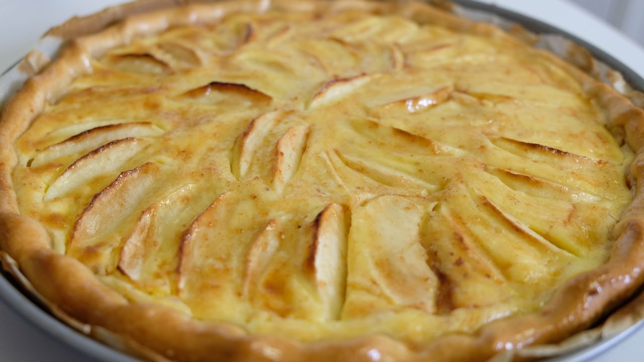 Swiss Apple Tart (Apfelkuchen) - YouTube