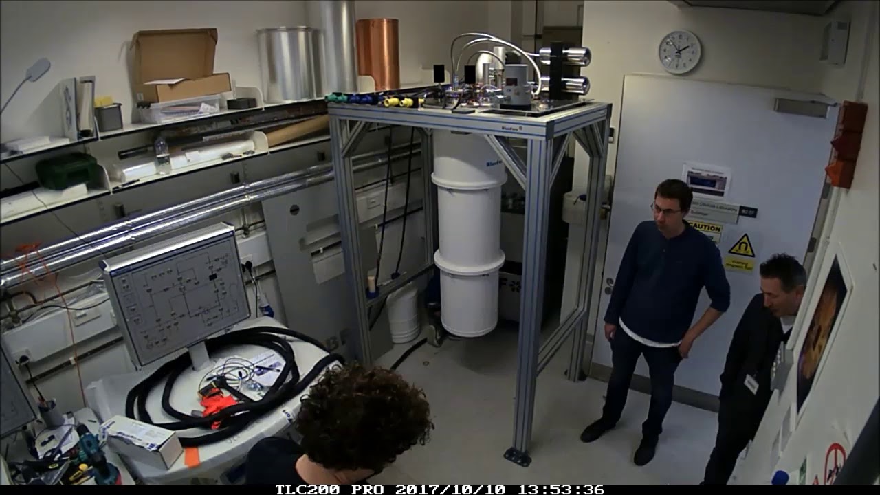 Installation of BlueFors LD250 - YouTube