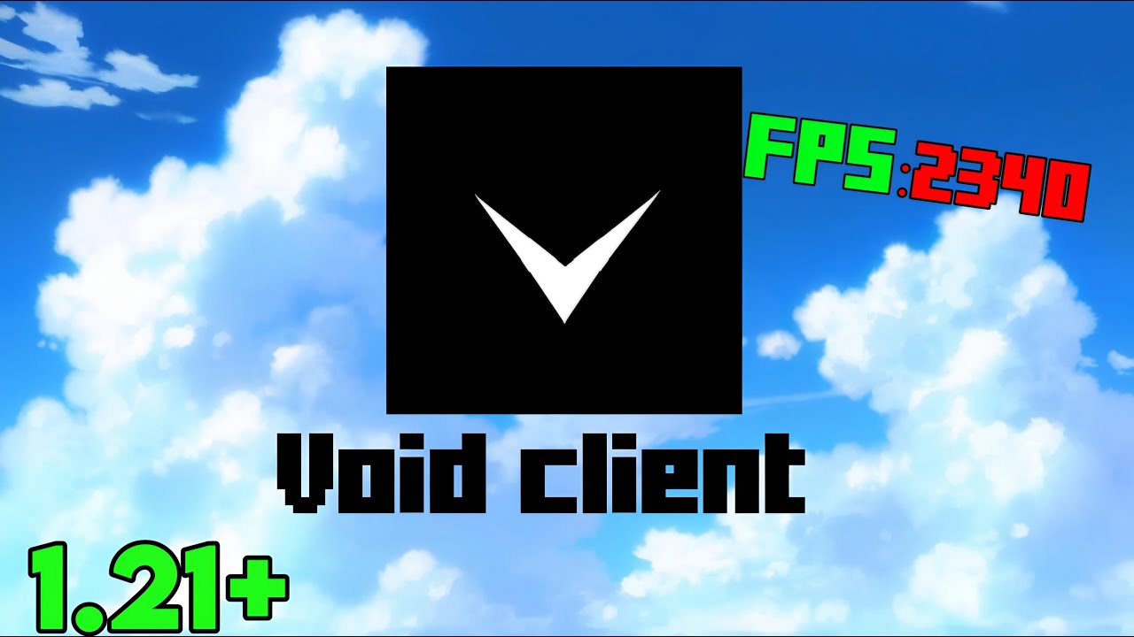 Void client For MCPE 🤯 (LAG FIX) - YouTube