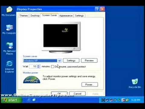 Customizing Your Windows XP Desktop - YouTube