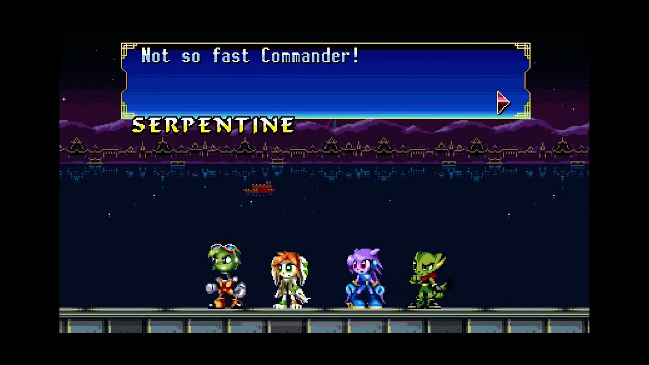Freedom Planet sound effects: Serpentine: Not so fast, Commander! - YouTube