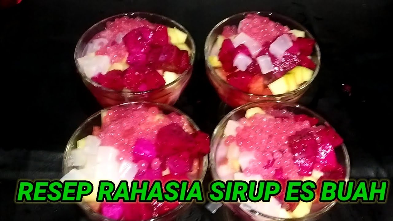 RESEP SIRUP ES BUAH - YouTube