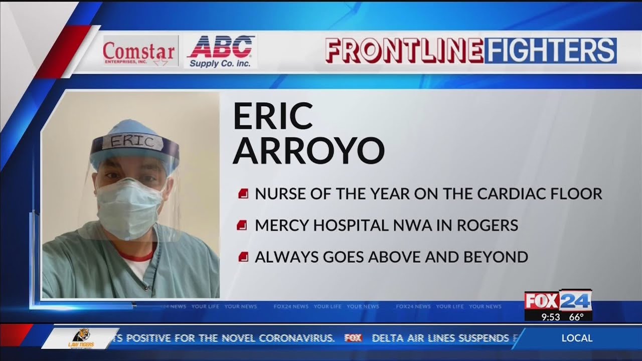 Frontline Fighter Eric Arroyo is a nurse - YouTube