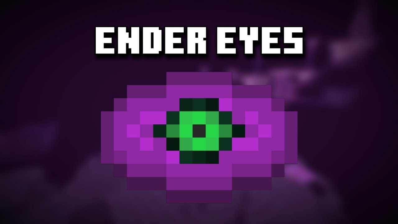 Ender Eyes - A Fanmade Minecraft Disc - YouTube