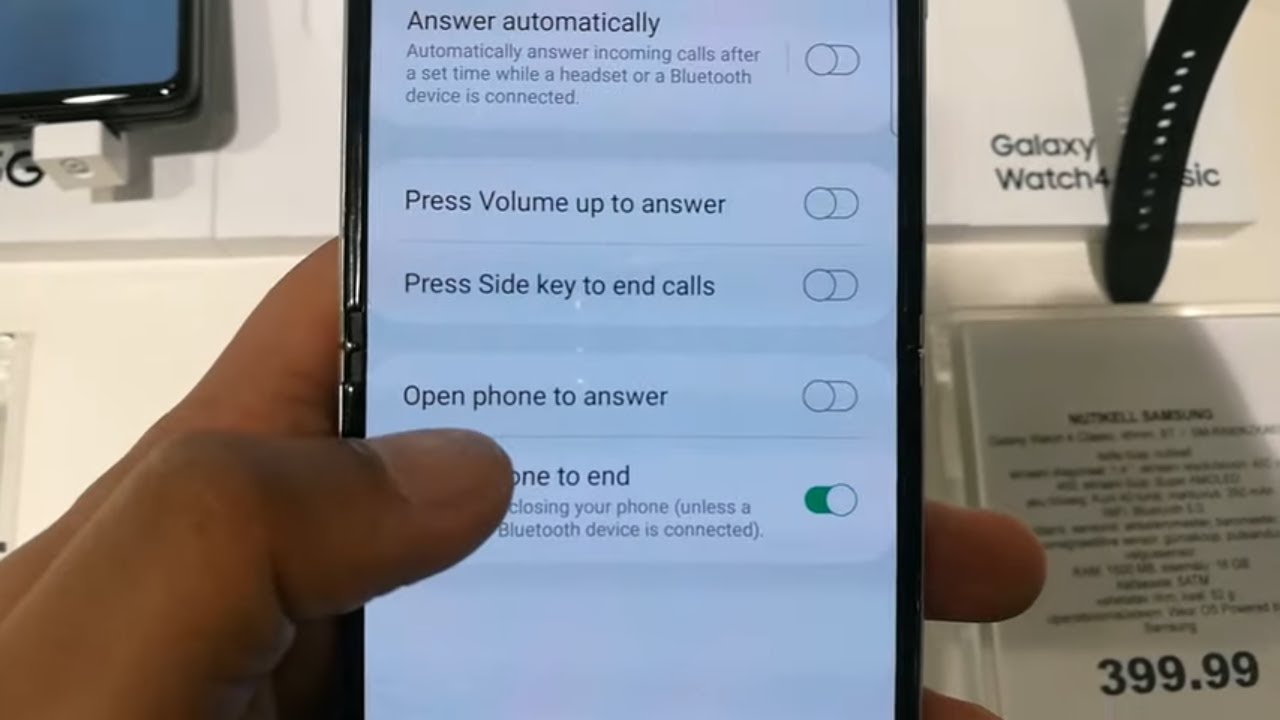 Samsung Galaxy Z Flip 3 How To Receive Call By Opening The Phone YouTube Samsung Galaxy Z Flip 3 How To Receive Call By Opening The Phone YouTube