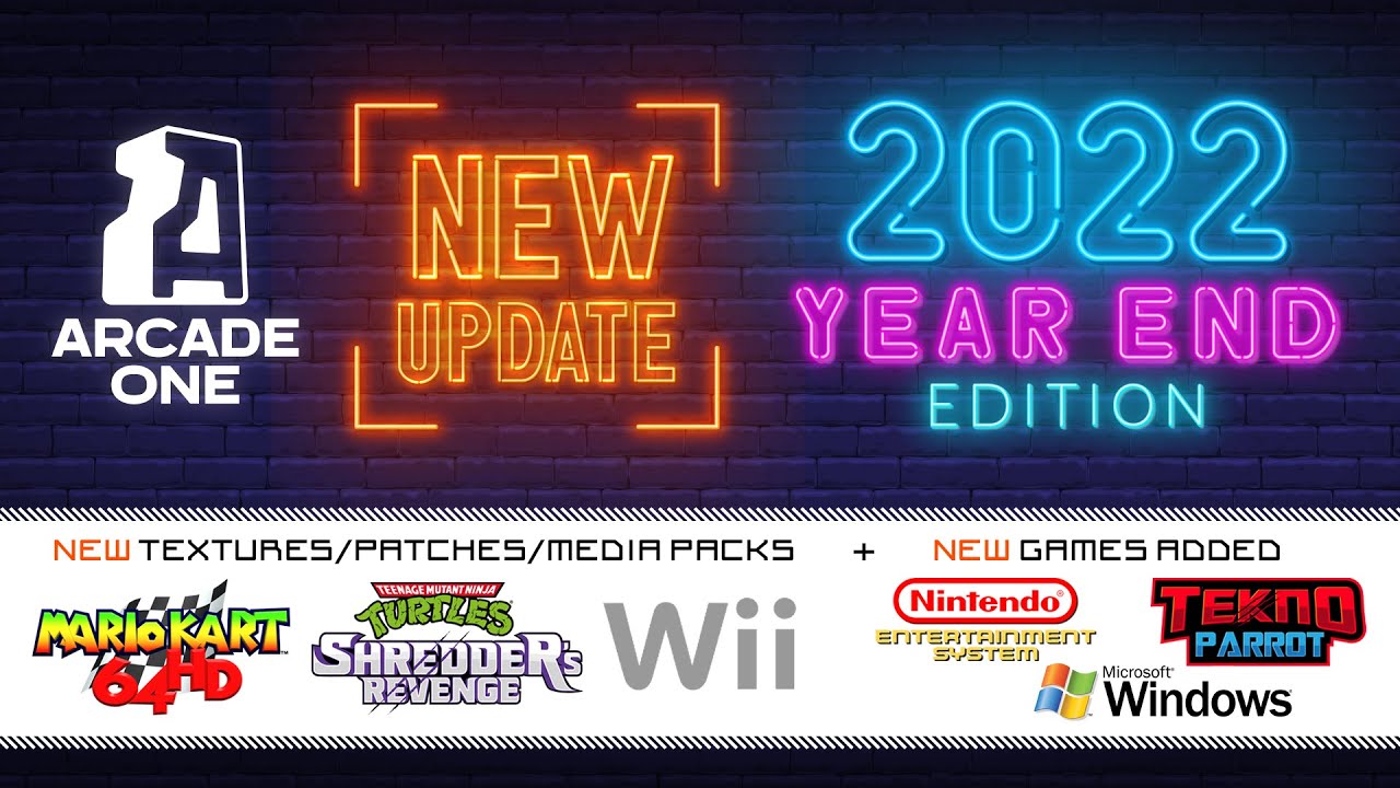 ARCADE ONE: NEW UPDATE - 2022 Year End Edition - Mario Kart 64 HD ...