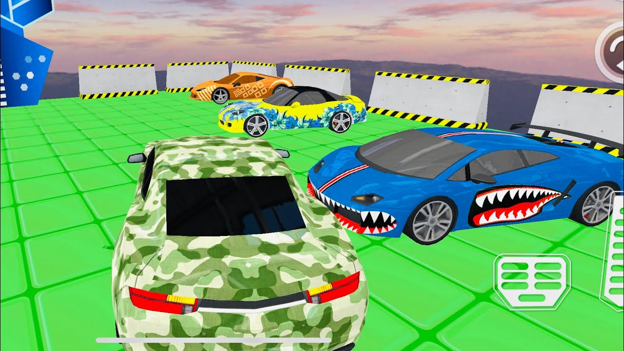 Mega Racing Ultimate Races Car Stunts 3D Gamesplay #GamesTOP - YouTube
