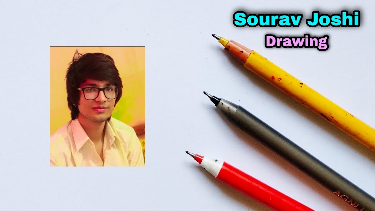 Sourav Joshi Drawing With Pen || @SouravjoshiArts ...