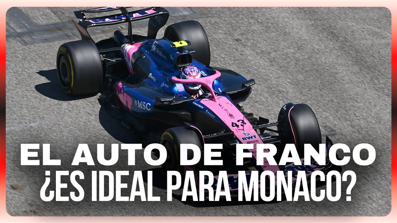 ¿ES IDEAL PARA MÓNACO? Los DETALLES de COLAPINTO, SU ALPINE y el ...