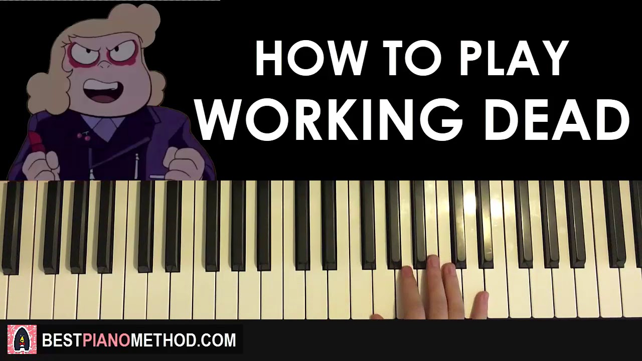 HOW TO PLAY - Steven Universe - Working Dead (Piano Tutorial Lesson ...
