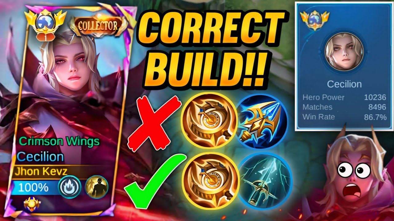 CECILION CORRECT BUILD FOR S33 | 100% WIN | TOP GLOBAL CECILION BEST ...