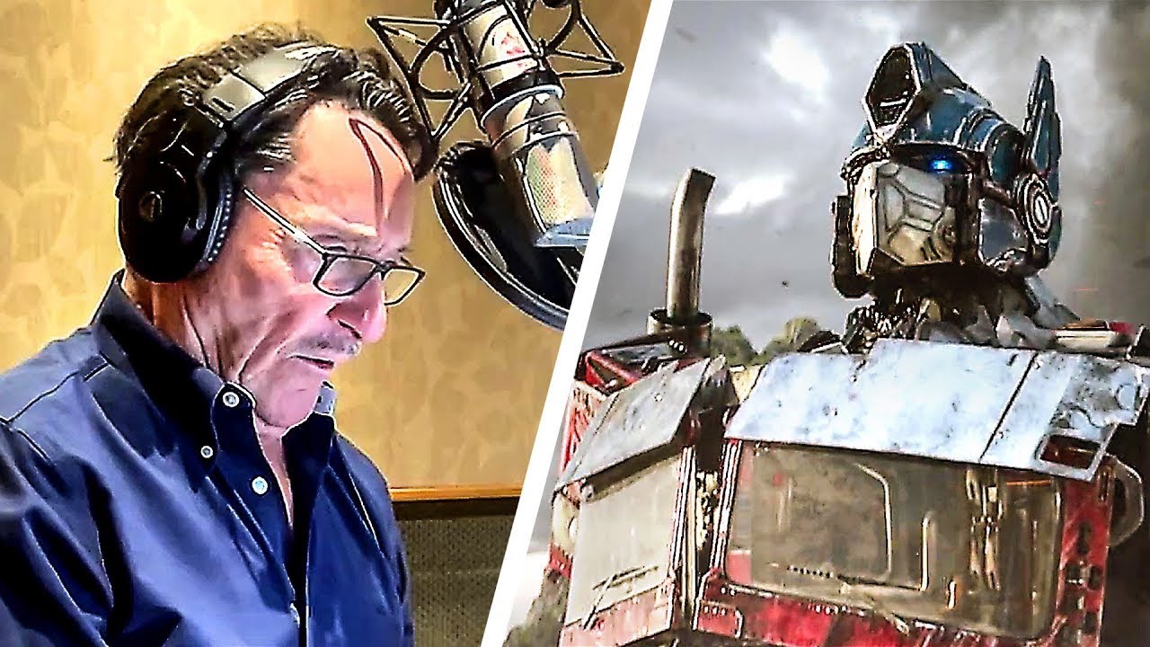 TRANSFORMERS: Rise of the Beasts "Peter Cullen as Optimus Prime" Behind ...