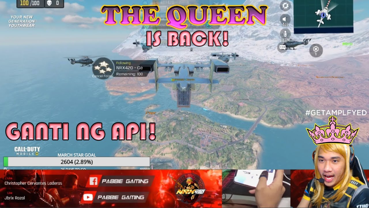 THE QUEEN IS BACK | MABBIE SCRIMSHOT | GANTI NG API | NRX 420 | CODM ...