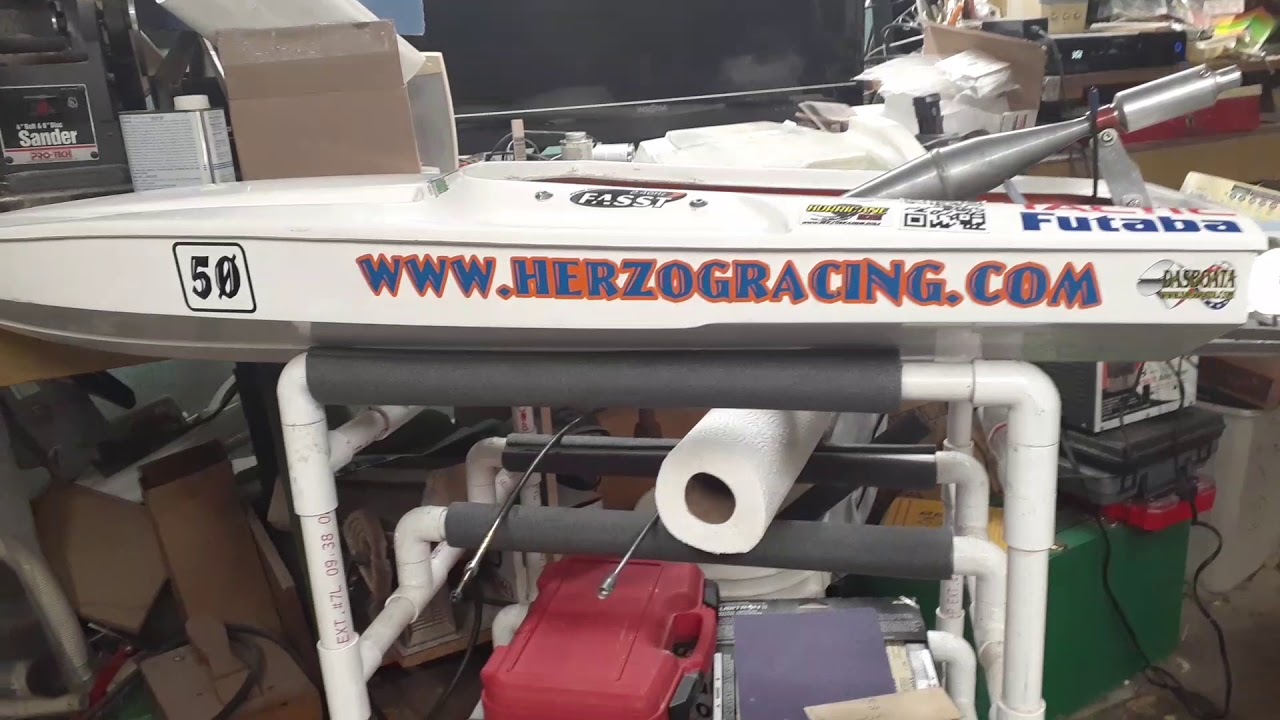 Converted gas boat - YouTube