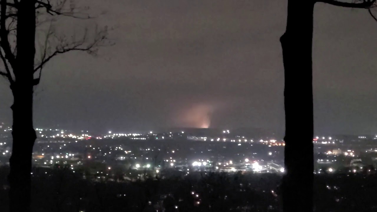 Lightning Flashes Through Storm Clouds Ahead of Fatal Alabama Tornado ...