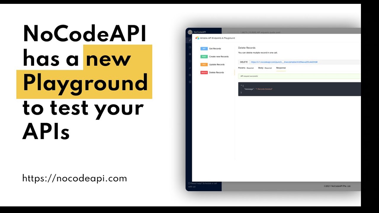 NoCodeAPI has a new playground to test your APIs - YouTube