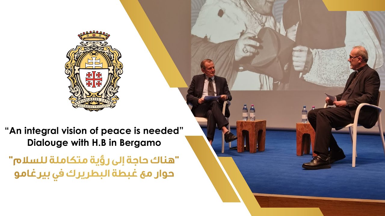 “An integral vision of peace is needed”: Dialouge with H.B in Bergamo ...