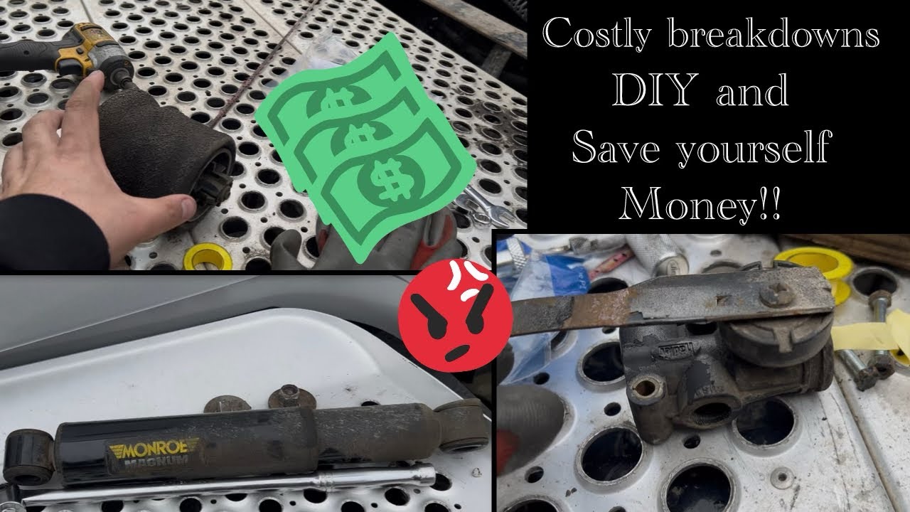 Maintenance day!- replacing front shocks- replacing sleeper leveling ...