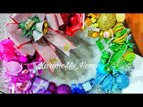 🇦🇿Yeni sifarişlərim.CHRİSTMAS DOOR DECORATİON. YILBAŞI KAPI SÜSÜ. #diy #christmas# #elisleri#
