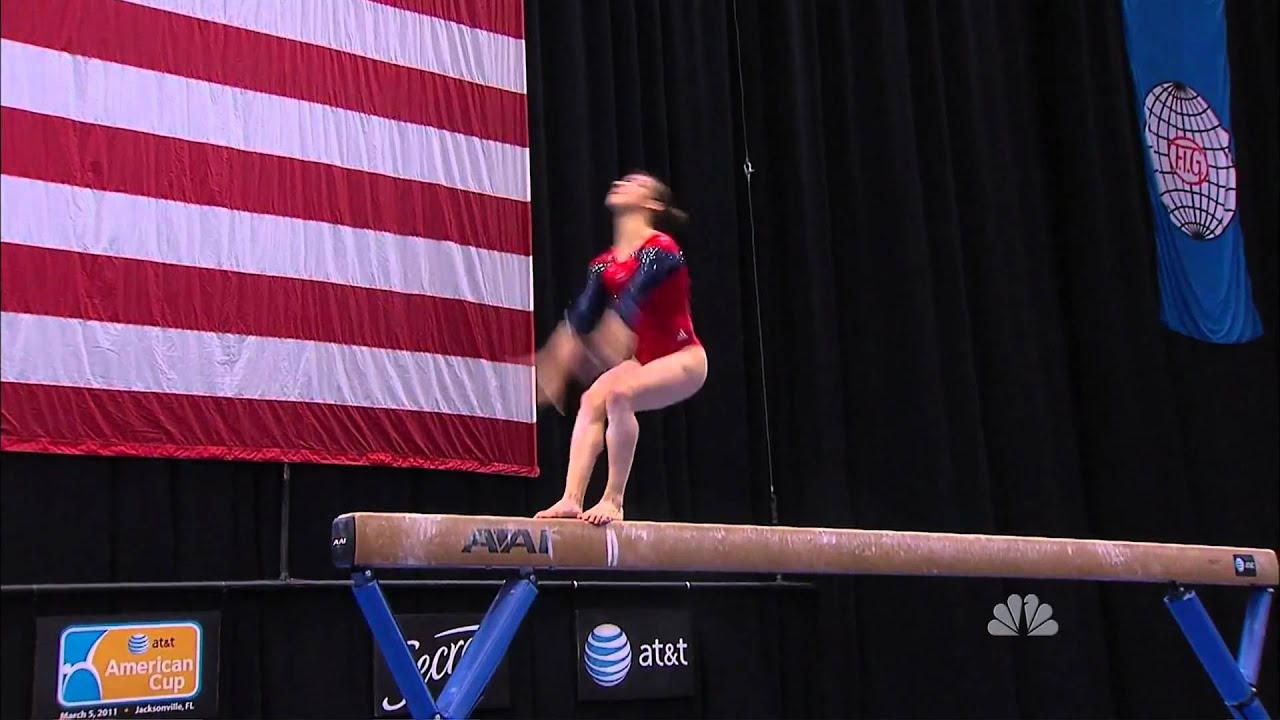 Alexandra Raisman - Balance Beam - 2011 AT&T American Cup - YouTube