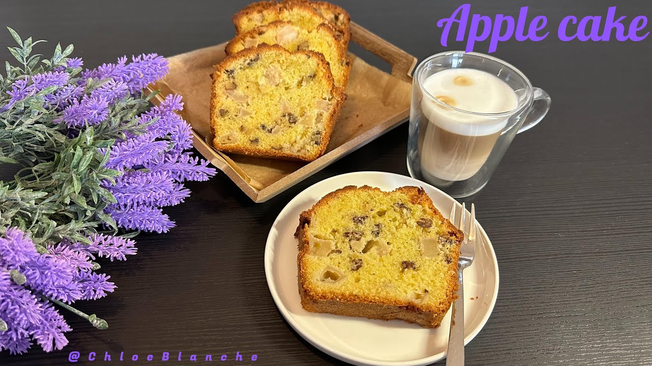 Super moist apple loaf cake🍎- KENWOOD Titanium Chef Patissier XL - YouTube