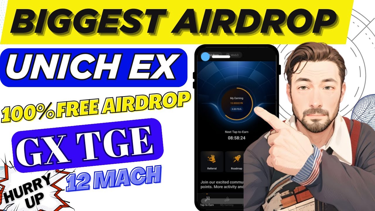 Unich New Mining App Live | New Crypto Mining App | Grindery Wallet Gx ...