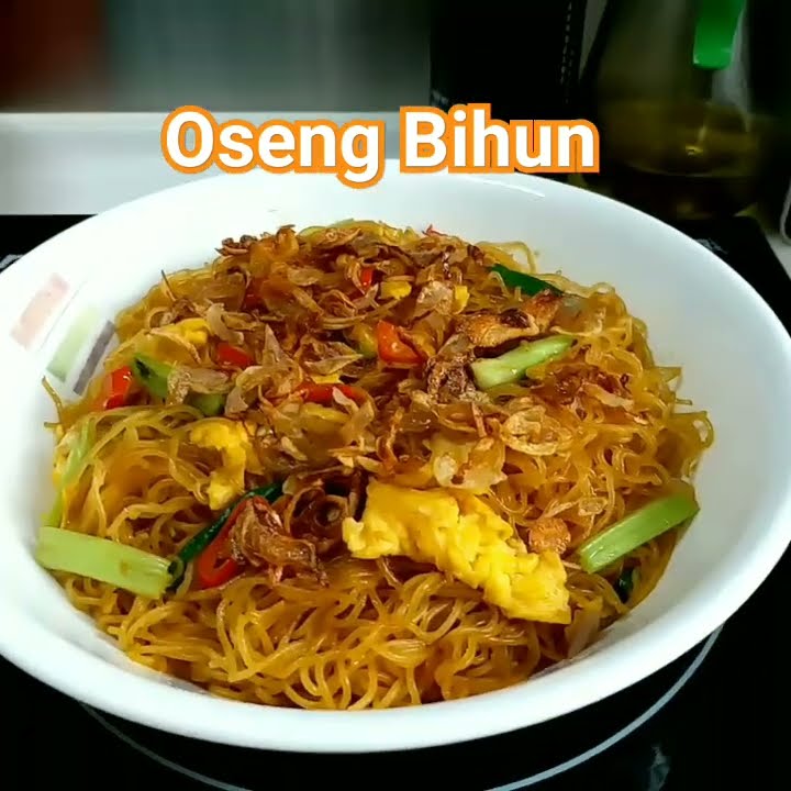 Bikin oseng bihun simple bumbu bawang Putih/bawang merah merica aku ...