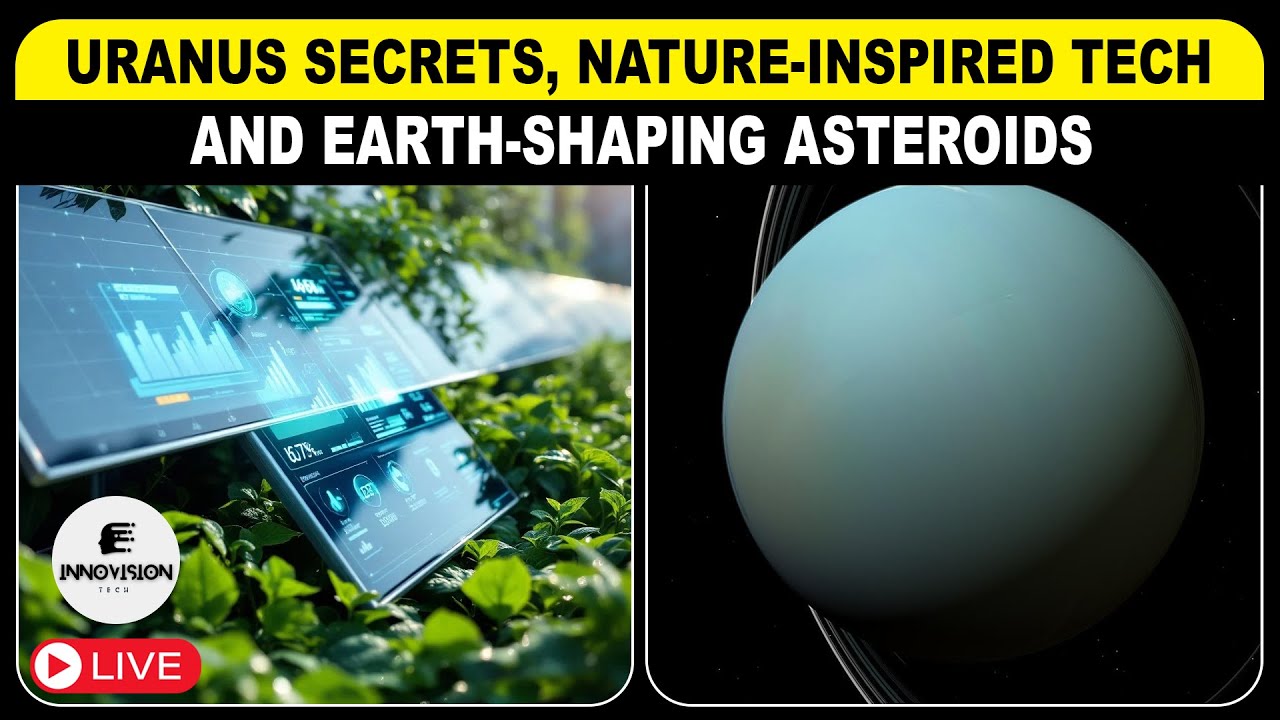 🔴Uranus Secrets, Nature-Inspired Tech, and Earth-Shaping Asteroids | Live - YouTube