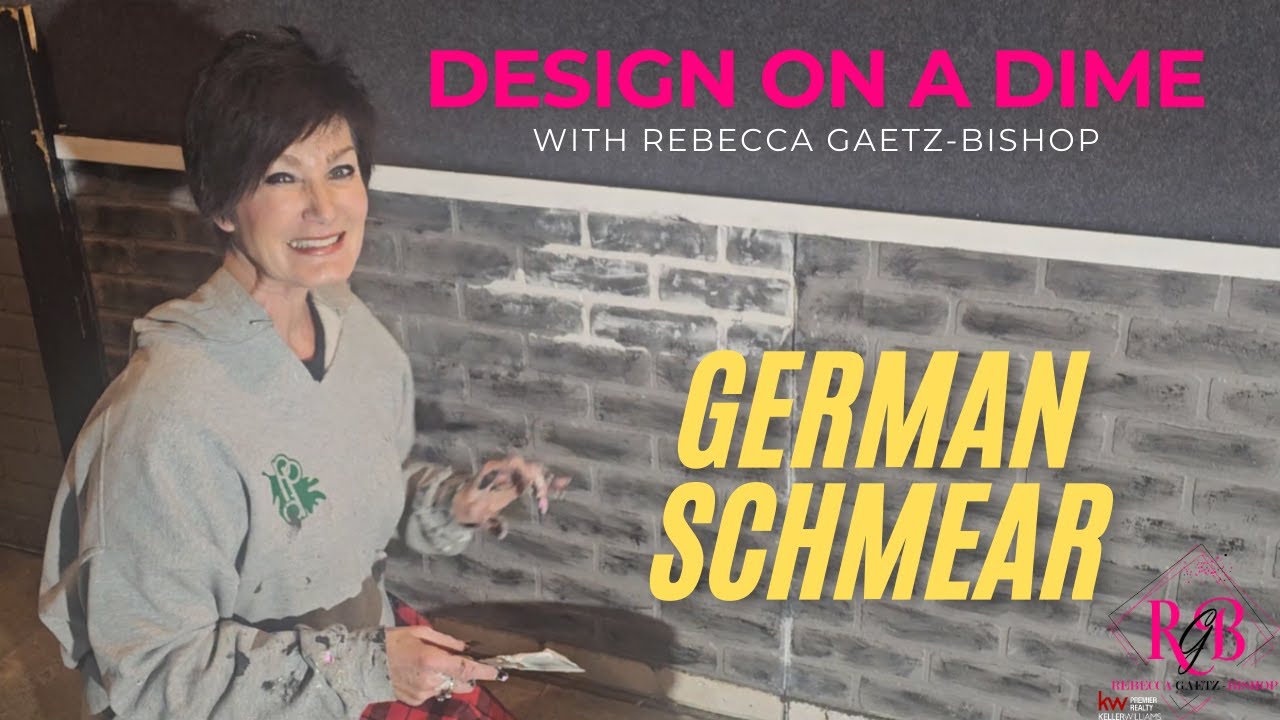 Top Peoria Realtor DIY With German Schmear Faux Brick Technique| Fat ...