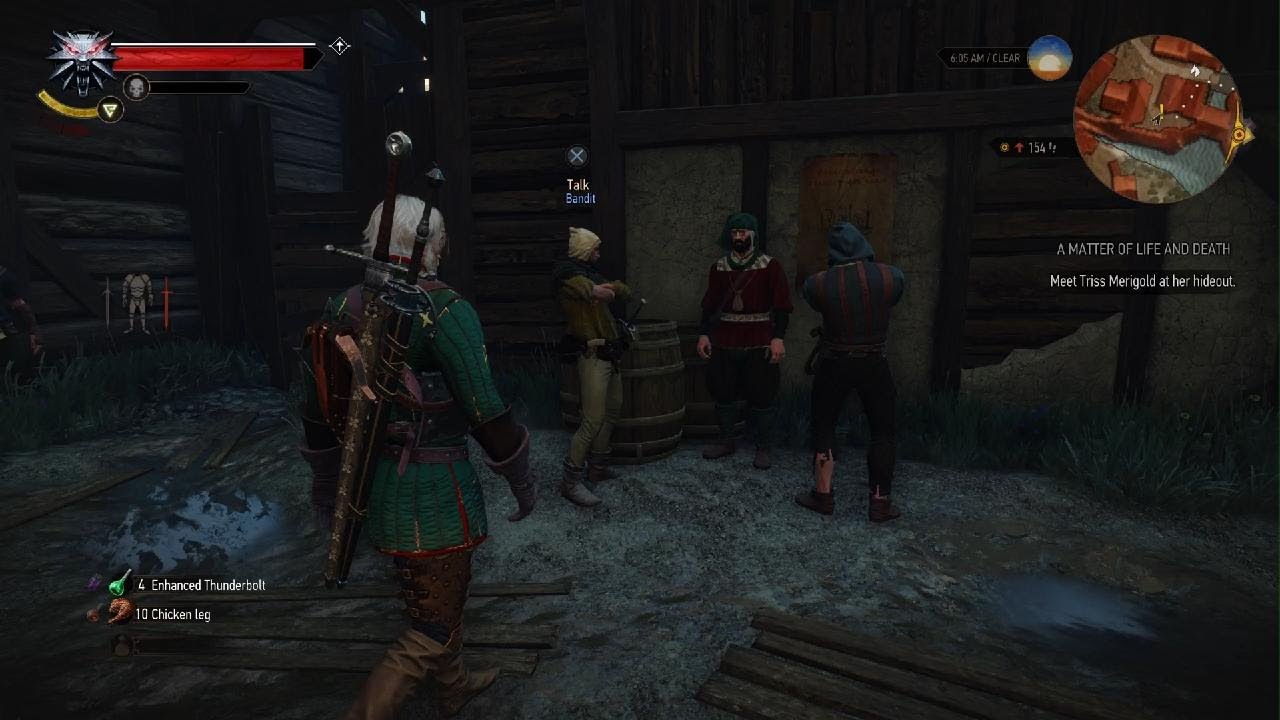 The Witcher 3 Secret Encounter Near Tretogor Gate - YouTube