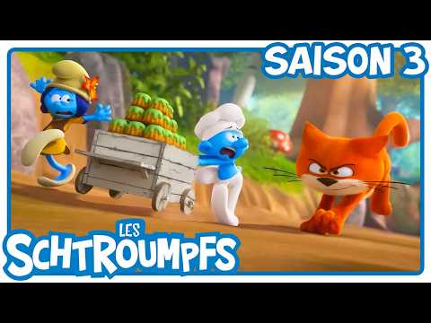 Une pâtée pour Azraël • Les Schtroumpfs 3D • Dessins animés pour enfants