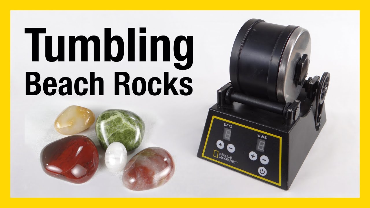 How to Tumble Beach Rocks to a Great Shine - YouTube