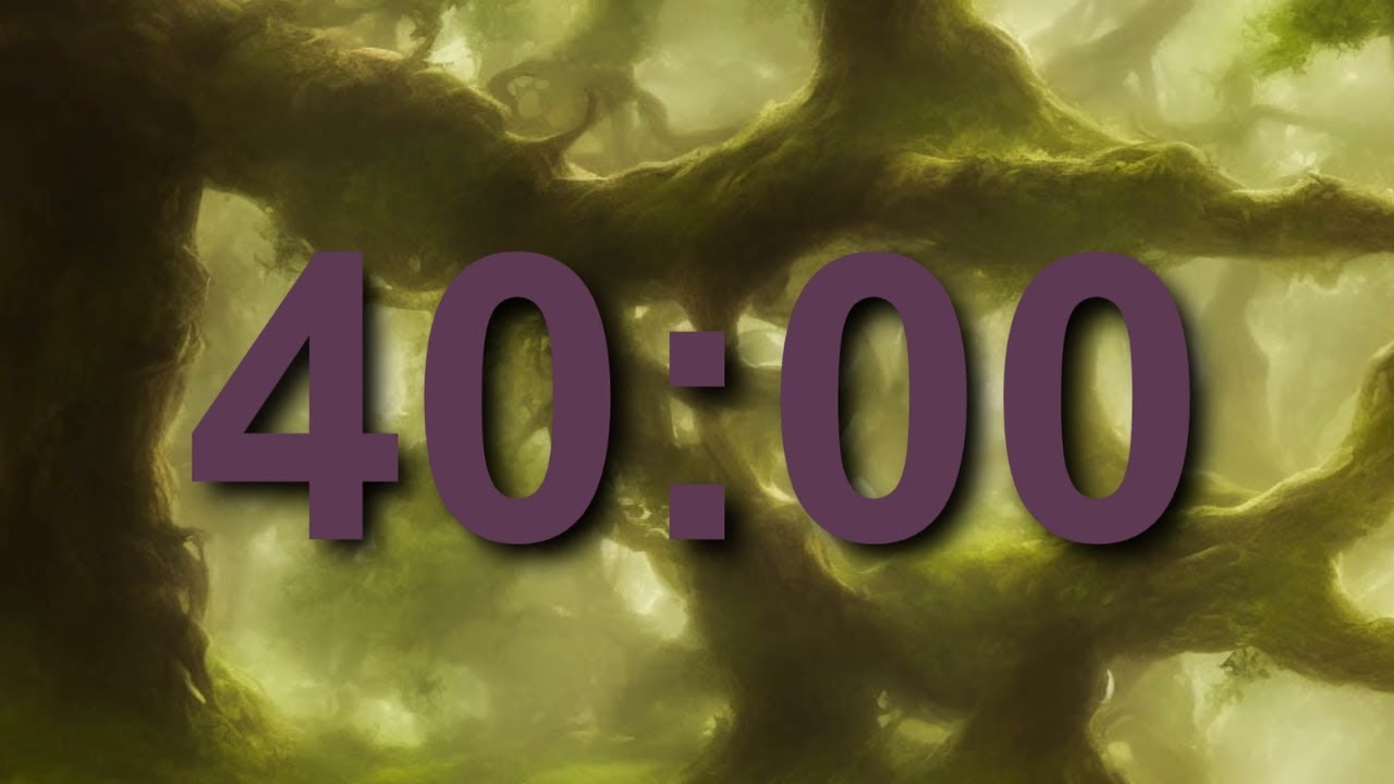 Timer with Alarm - 40 Minute | Magic Forest | Countdown - YouTube