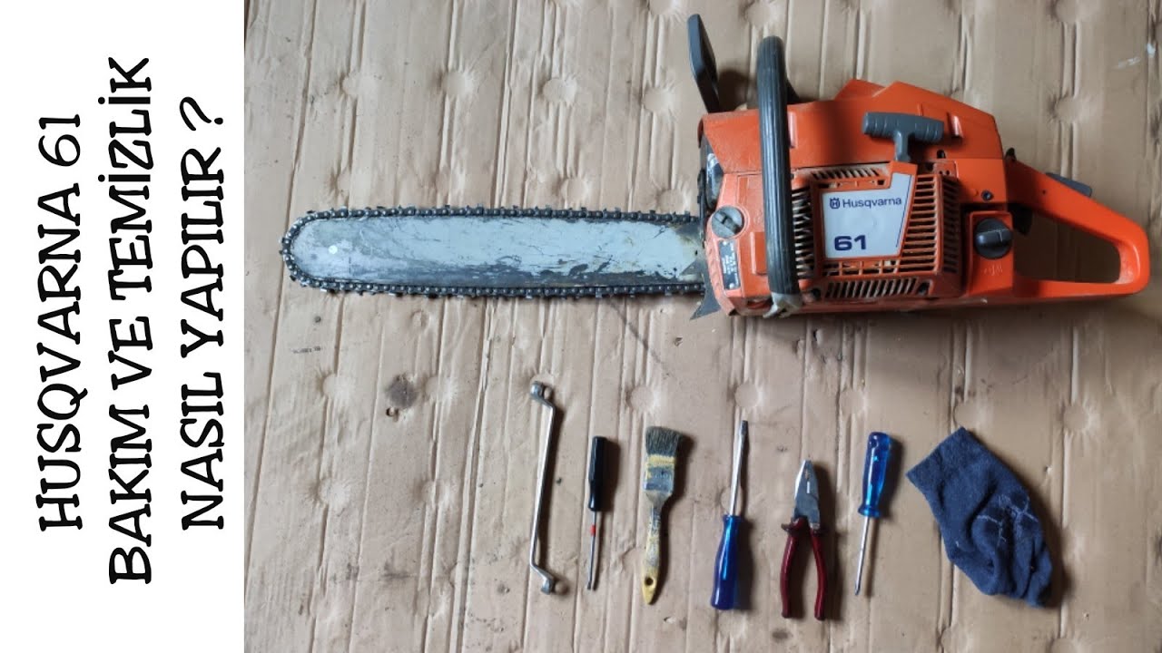 Benzinli Motorlu Testere Bakım ve Temizliği Nasıl Yapılır ? Zincir ...