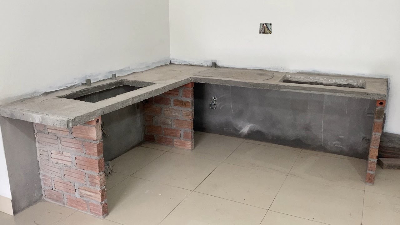 Techniques Construction Install Kitchen Table With Granite - Complete Kitchen Table - YouTube