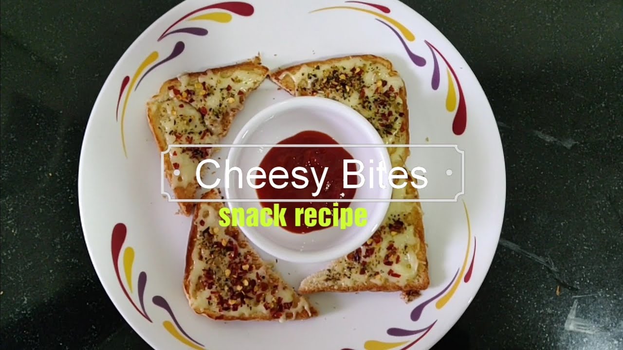 Cheesy Bites - Quick snack recipe - YouTube