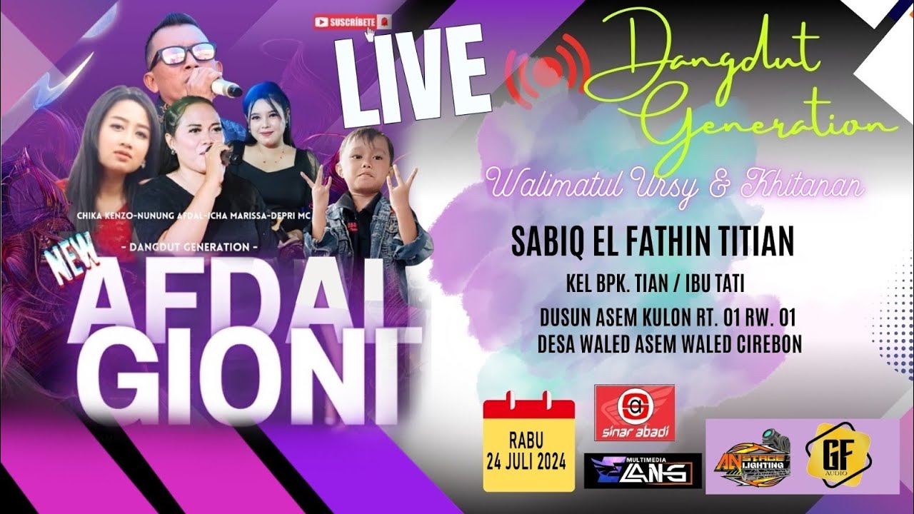 dagang pindang / organ dangdut new afdal gioni live desa waled asem waled cirebon 24 juli 2024 ...